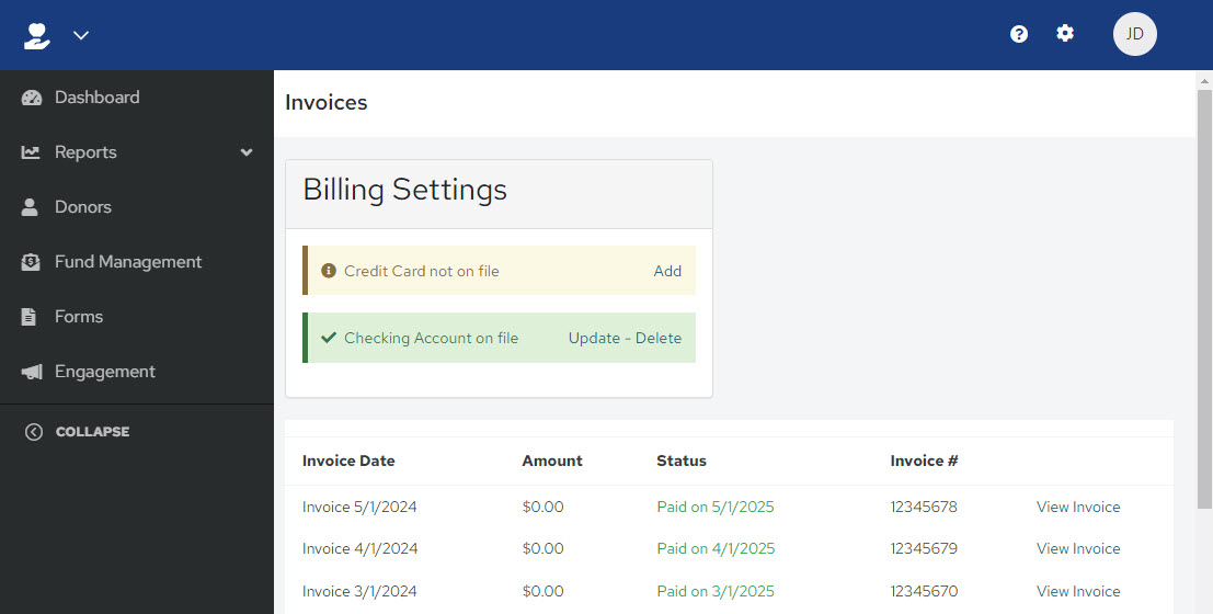 View and Manage Amplify Billing – Account